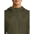 Avia Mixed Media Jacket - Quilted Design - Lightweight - Walmart.com