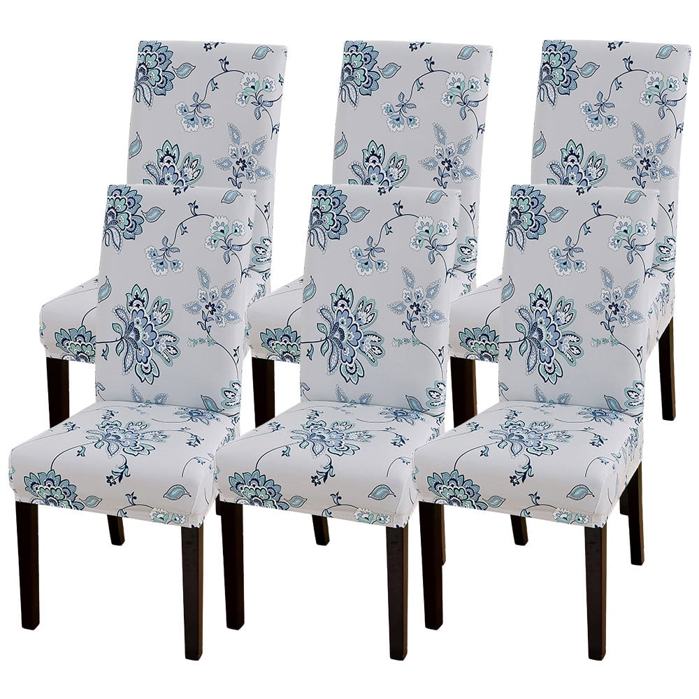 Dining Chair Covers Set 1/2/4/6 Removable Washable Dining Chair ...