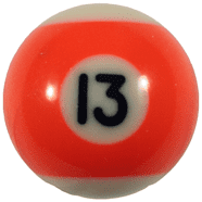 Classic Sport Official Size Billiard Pool Ball Set with Cue Ball and ...