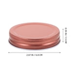 Raindrops 12pcs Glass Mason Jar Lid Sealing Lid Replacement Tinplate ...