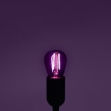 Luxrite S14 Edison LED Purple Light Bulbs 0.5W Colored LED Bulbs for ...