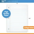 E-Clips USA 100-Sheet Notebook Paper, College-Ruled Loose Leaf Paper, 24-Pack - Walmart.com