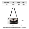 Agiufgs Women's Shoulder Bag Pu, Large Capacity Soft Shoulder Strap ...