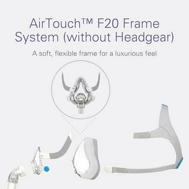 ResMed AirFit F20 Full Face Mask, Headgear, Large Frame & Cushion ...