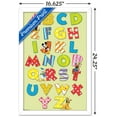 Disney Mickey Mouse - Alphabet Wall Poster, 14.725" x 22.375", Framed ...