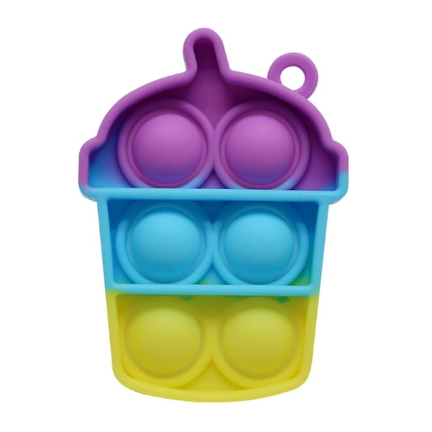 Mymisisa Milk Tea Cup Push Bubble Pendant Sensory Fidget Anti Stress ...