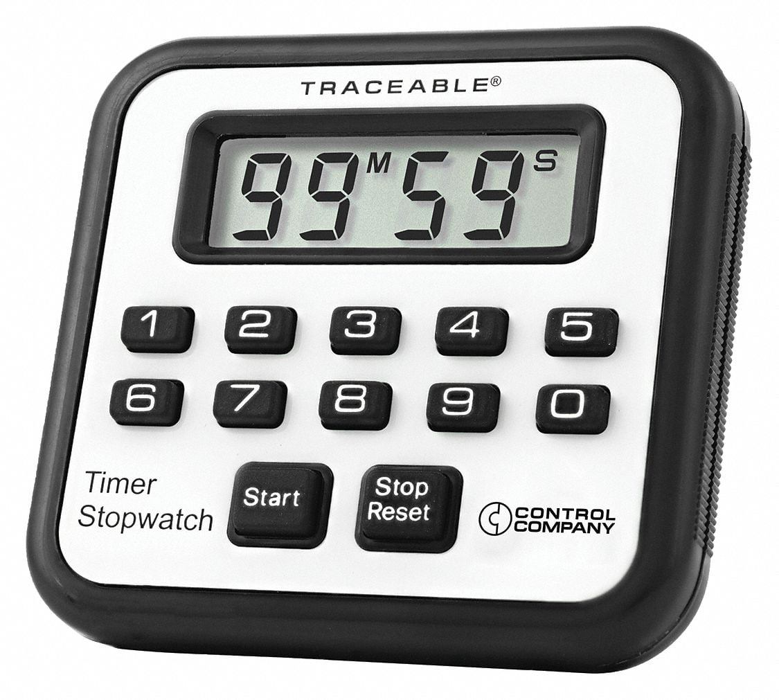 Traceable Alarm Timer/Stopwatch,Accuracy 0.01 Pct 5020 - Walmart.com
