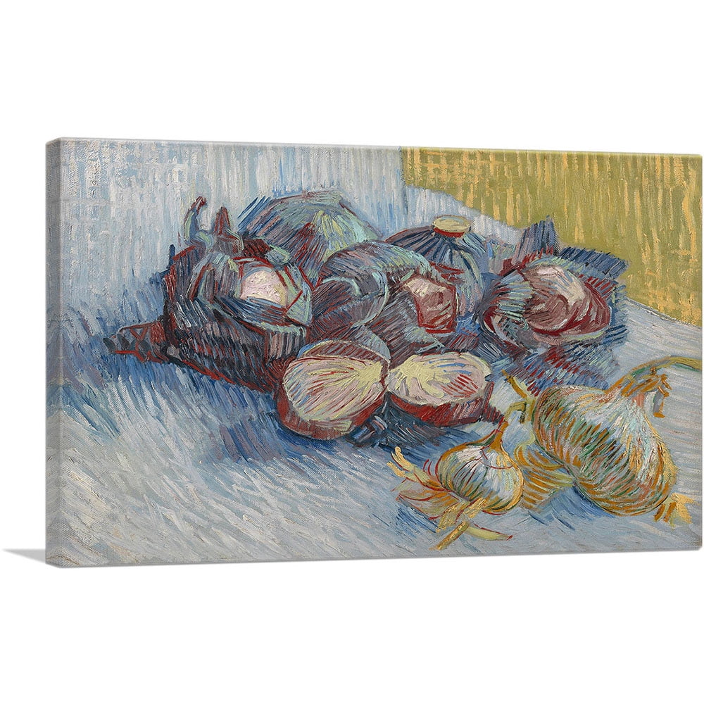 ARTCANVAS Red Cabbages and Onions 1887 Canvas Art Print by Vincent Van ...