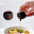 1 piece quantitative small oil pot anti-drip control glass seasoning ...
