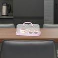 BESTYASH Loaf Cake Containers Plastic Bread Keeper with Lid for Coffee ...