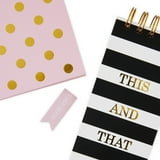 Pen+Gear Stationery Gift Sets, Black, Stripes, Ruled Paper, Journal ...