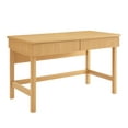 Better Homes & Gardens Lillian Fluted Desk, Natural Pine Finish ...