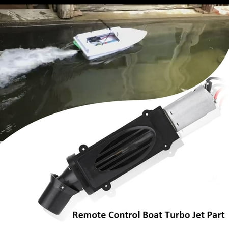 WALFRONT RC Boat Toy Ship Turbo Jet with Motor Remote Control Accessory ...