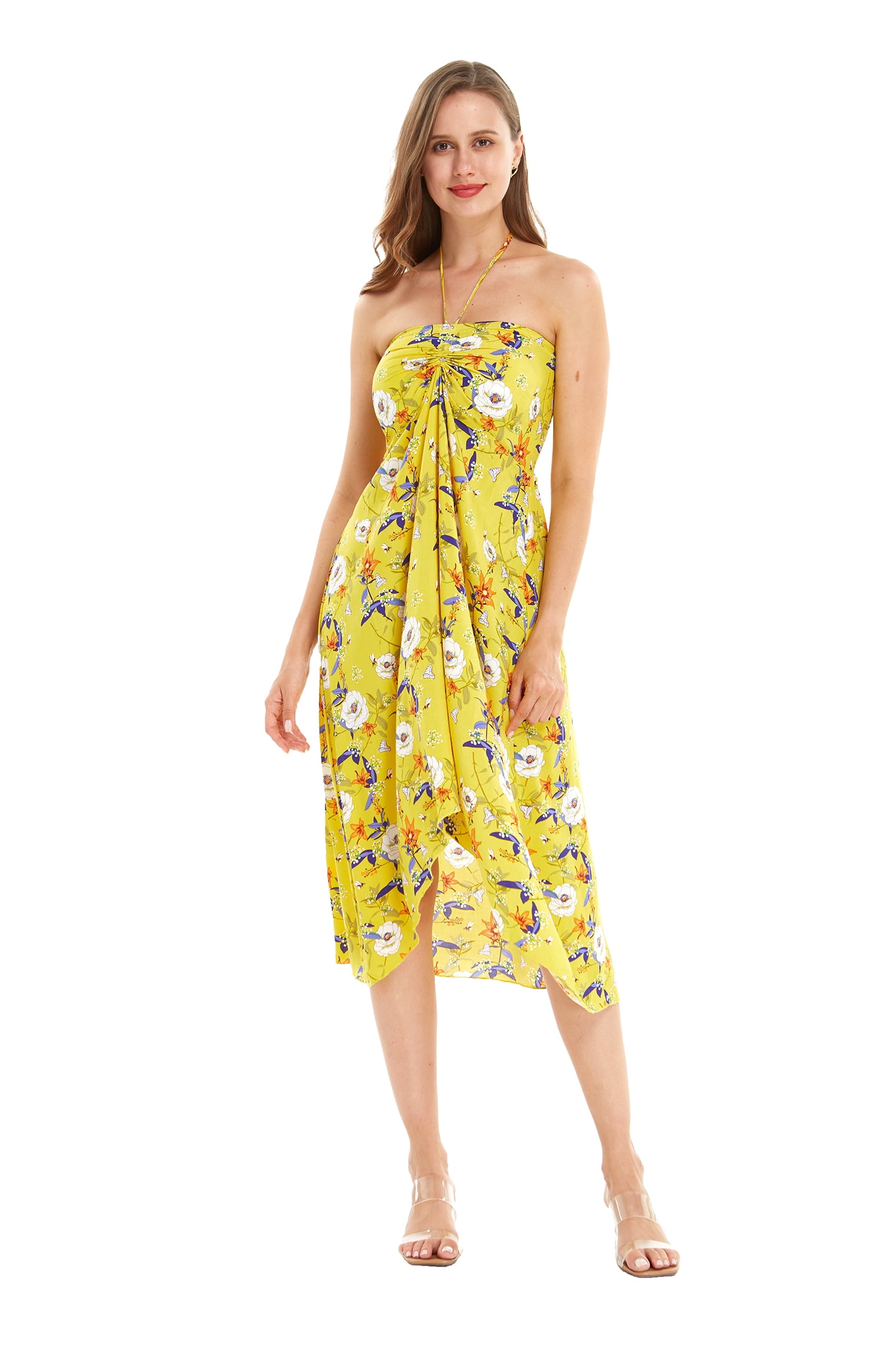 Hawaii Hangover Women Hawaiian Tropical Halter Top Dress Up To Size
