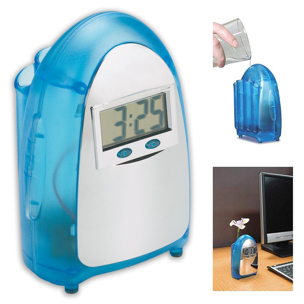 Eco-friendly Amazing Water Powered Digital LCD Clock Novelty Self ...
