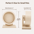Hamster Wheel Wooden Silent Wheel Small Animal Exercise Wheel Spinner ...