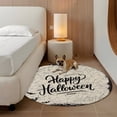 5ft Round Rug Happy Halloween Area Rugs for Living Room Bedroom ...