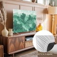 Abstract Pine Trees TV Cover for 40 Inch Screen,Stretch Fabric ...