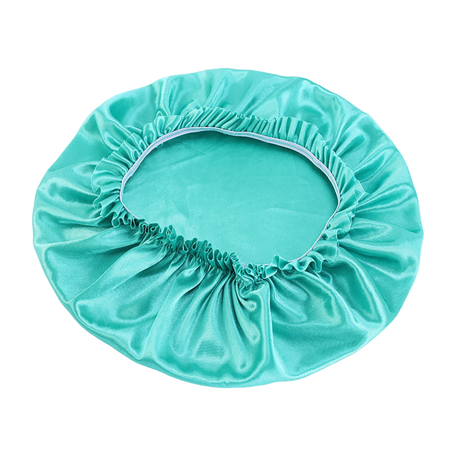 Wojeull Women's Beauty Salon Cap Silk Lace Round Cap Night Cap ...