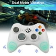 Luxmo Wired Game USB Controller Gamepad Joystick for Xbox 360 &PC(White ...