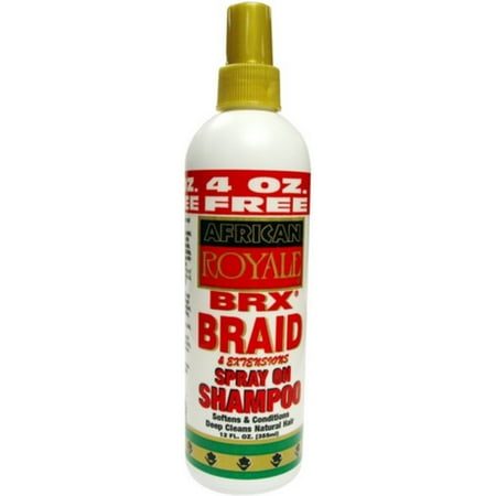 African Royale BRX Braid Spray on Shampoo, 12 oz - Walmart.com