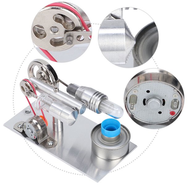Miniature Hot Air Stirling Engine, Simple Operation, PhysicsTeaching ...
