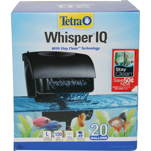 Tetra Whisper IQ Power Filter - 20 Gallons - Walmart.com - Walmart.com