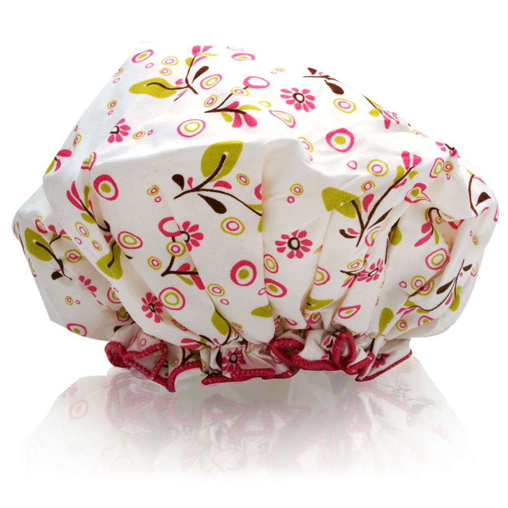 Spa Sister Bouffant Shower Cap Olives Vines - Walmart.com