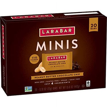 Larabar Double Dark Chocolate Mini Bars, Gluten Free Vegan Bars, 20 ct ...