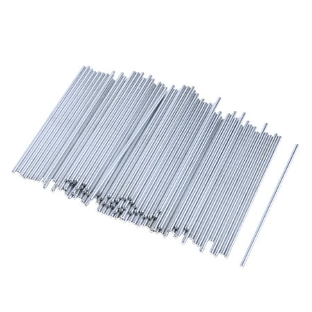 3mm x 100mm Stainless Steel Model Straight Metal Round Shaft For DIY ...
