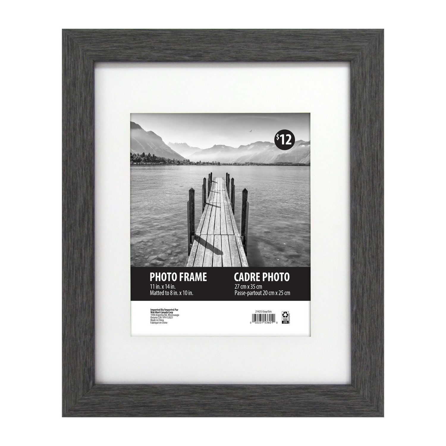 Click here for Uniek Tinta 11 X 14 Matted To 8 X 10 Dark Grey Pho... prices