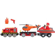 Daron Amtrak Wooden Railway Train Set - 20 pieces with Tracks - Walmart.com