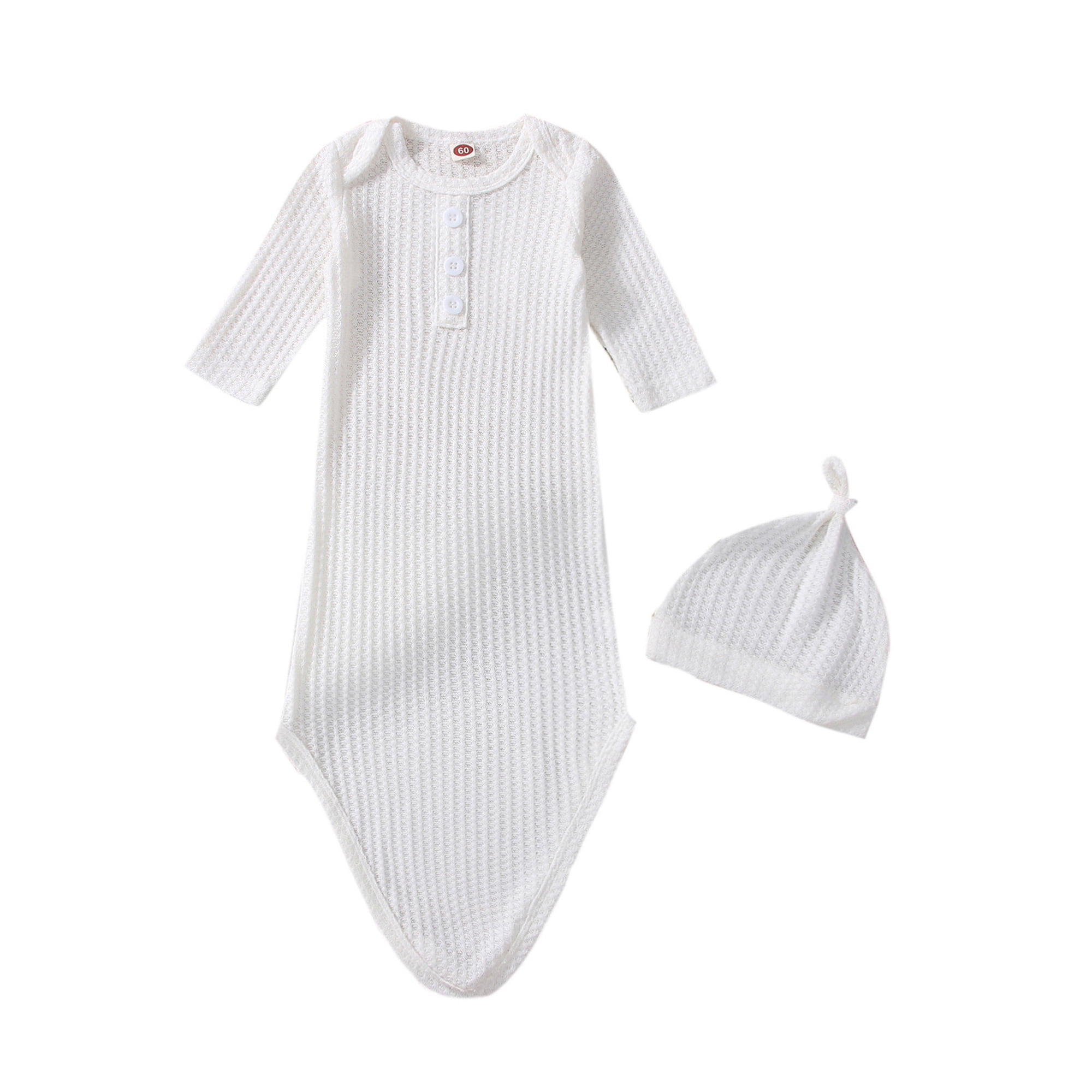 Click here for Sayoo Baby Girl Boy Coming Home Knotted Gown Unise... prices