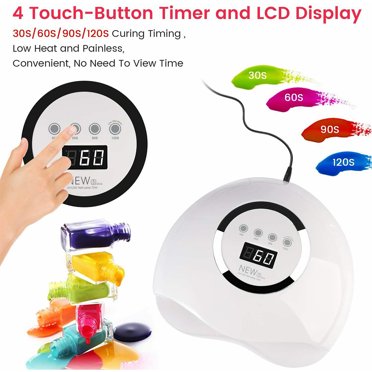 CND LED Lamp with Patented Curing Technology for Shellac and Gel Nails ...