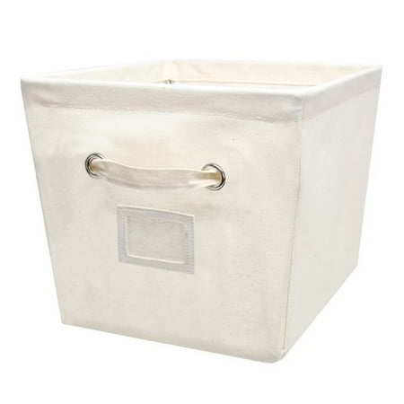 Mainstays Large Canvas Bin, Natural - Walmart.com