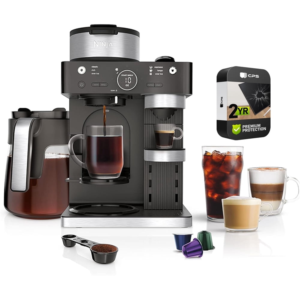 Restored Ninja CFN601 Espresso & Coffee Barista System Black and ...