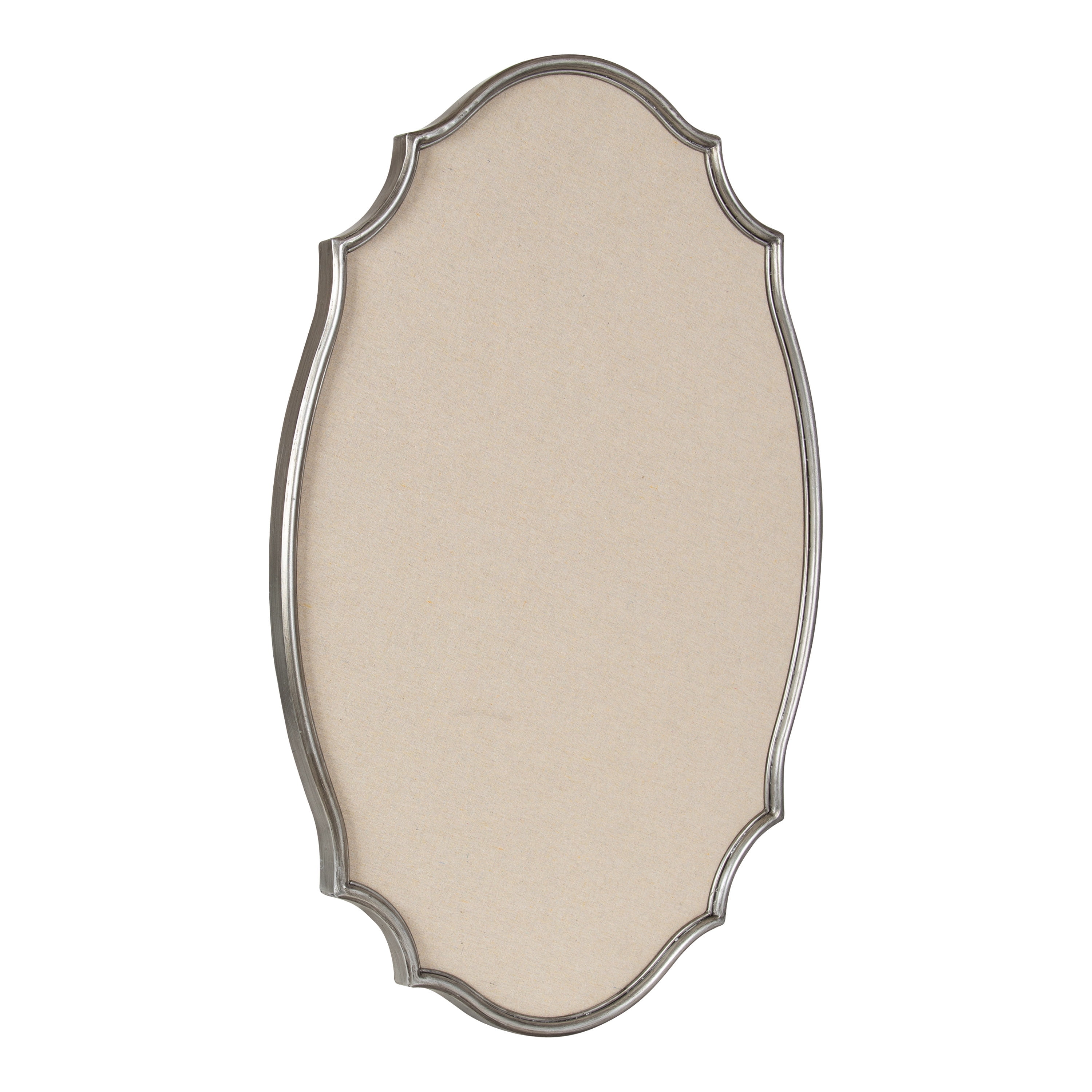 Kate and Laurel Leanna Decorative Scalloped Metal Pinboard, 24 x 36 ...