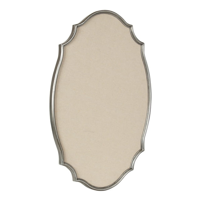 Kate and Laurel Leanna Decorative Scalloped Metal Pinboard, 24 x 36 ...