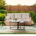 Better Homes & Gardens River Oaks Outdoor 5-Piece Wicker Conversation ...