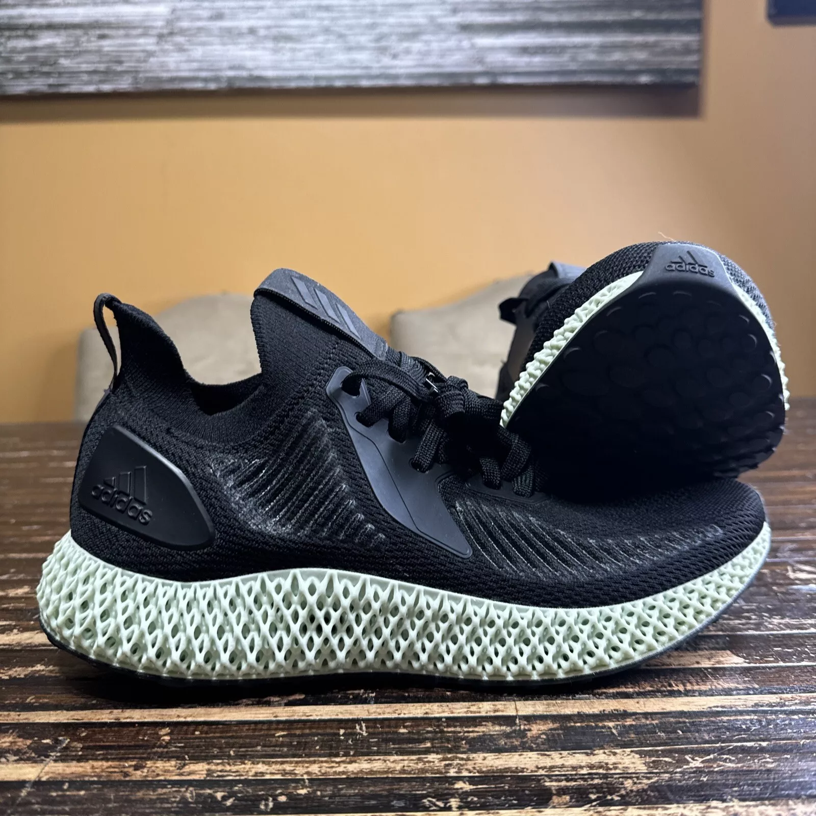 Ad-id-as AlphaEdge 4D Running Shoes Core Black Carbon EF3453 Men's Size ...