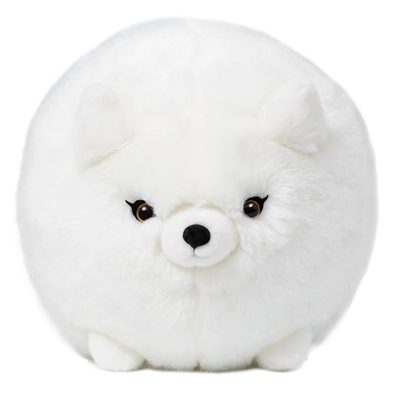 Chubby Arctic Fox Plush Toy, Fat White Fox Stuffed Animals Toys Doll ...