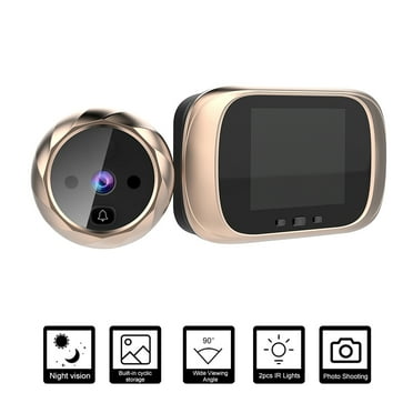 YUNYI Doorbell Door Viewer Door Peephole Door Doorbell with Wireless ...