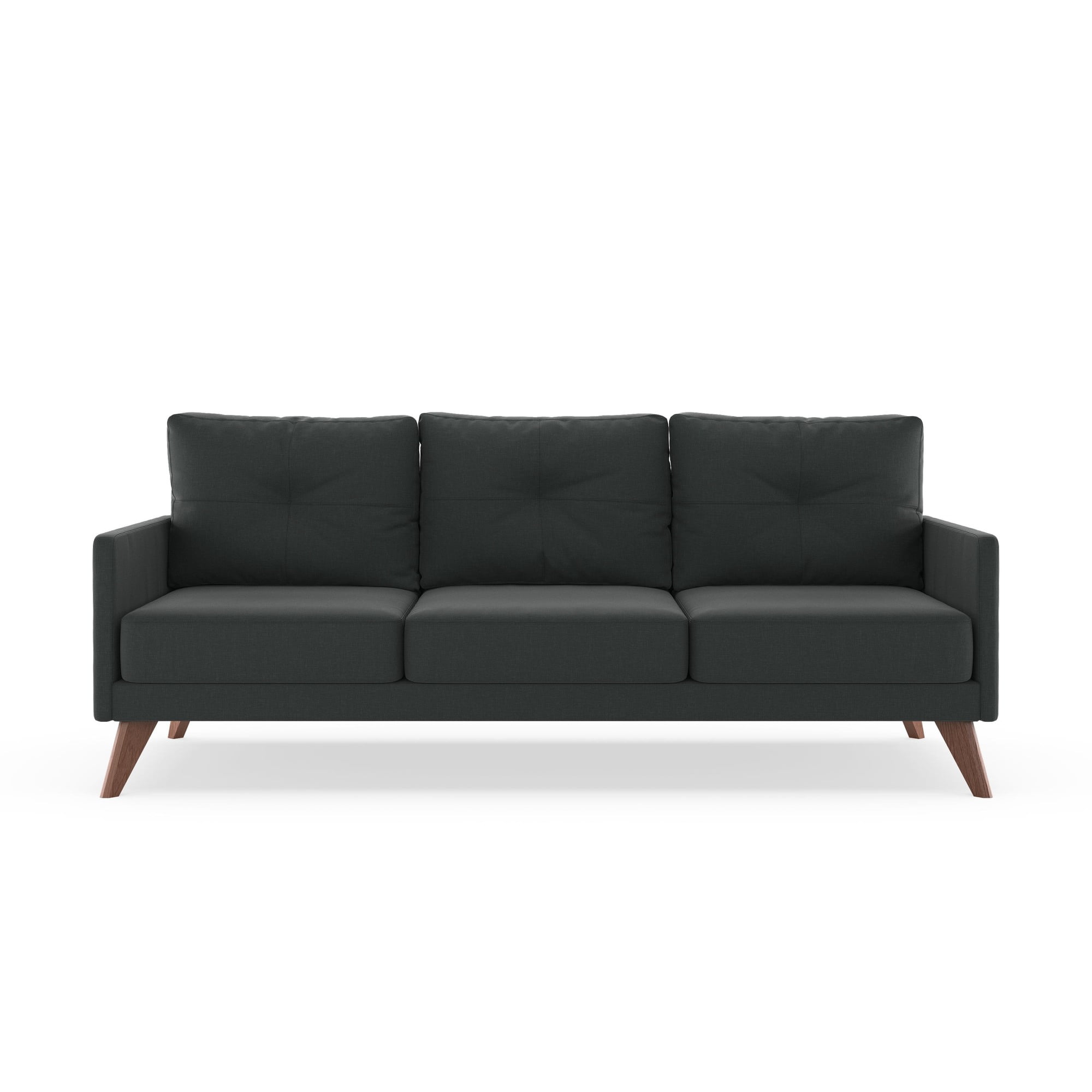 Jax Sofa Cross Weave - Raven Gray - Walmart.com