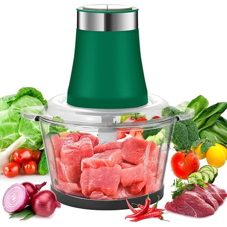 Food Chopper,8-Cup Electric Food Processors,2L Glass Bowl Blender ...