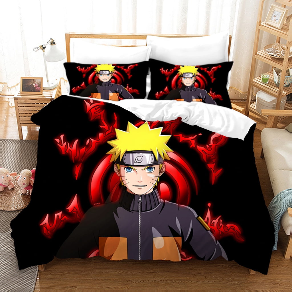 Novelty Uzumaki Bedding Bed Set Twin Full Queen King Size Itachi ...