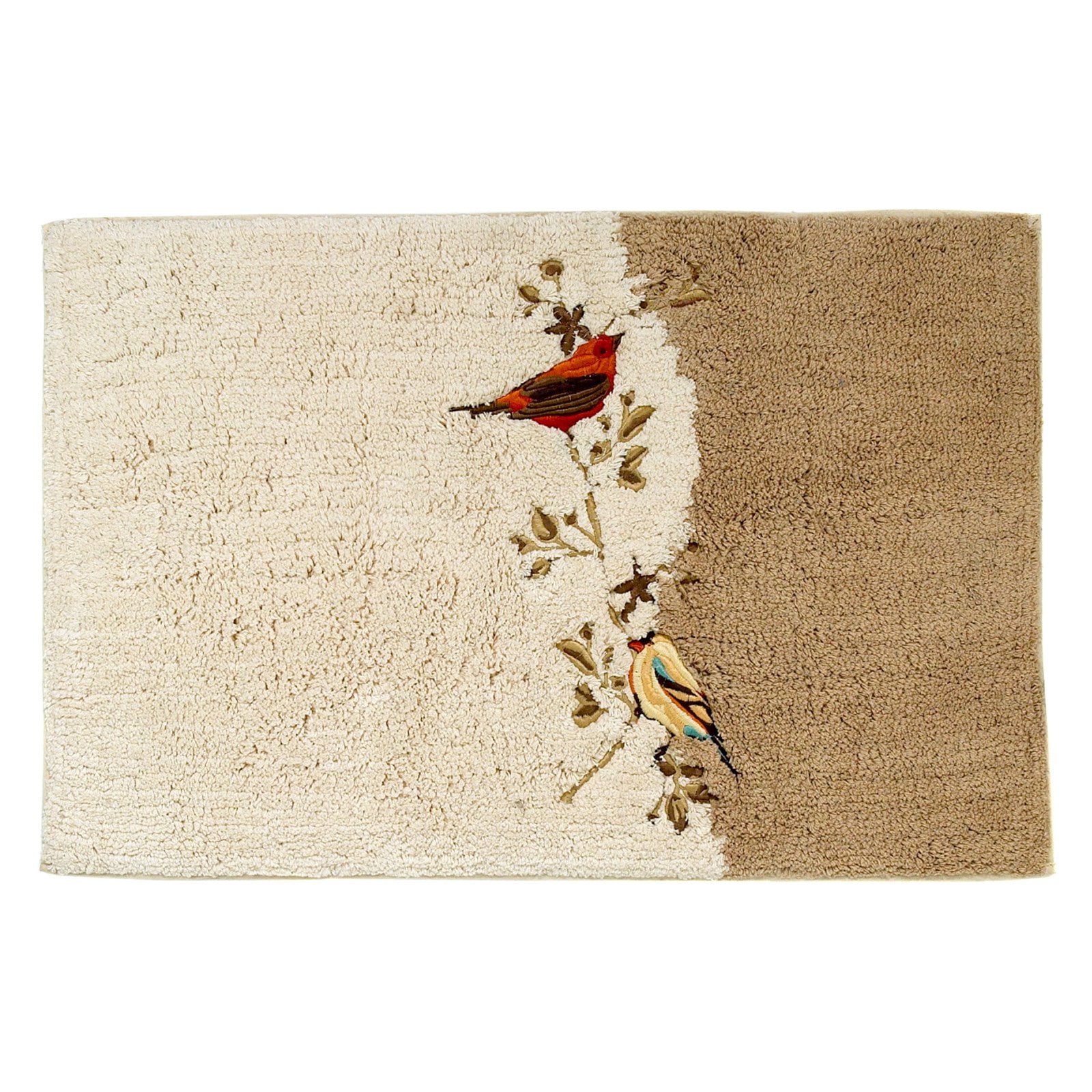 Gilded Birds Rug Ivory - Walmart.com