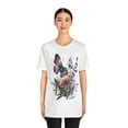 Butterfly Graphic T Shirt Unisex Vintage Inspired Art Design Tee Short ...
