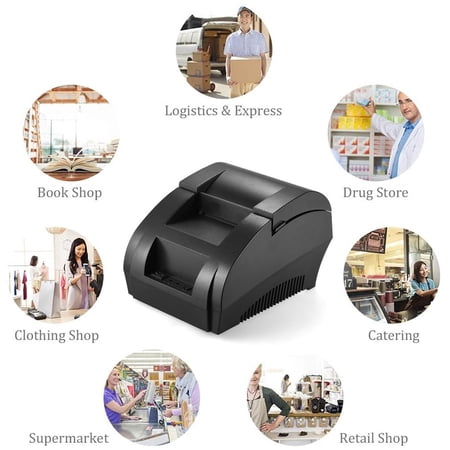 Receipt Printer POS-5890K Portable Wireless Receipt Printer 58MM ...