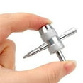 Tire Valves Tools 4-in-1 Valves Tool Multipurpose Valves Wrench for ...