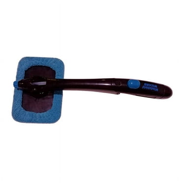Windshield Cleaner with Microfiber Cloth, Handle and Pivoting Head ...